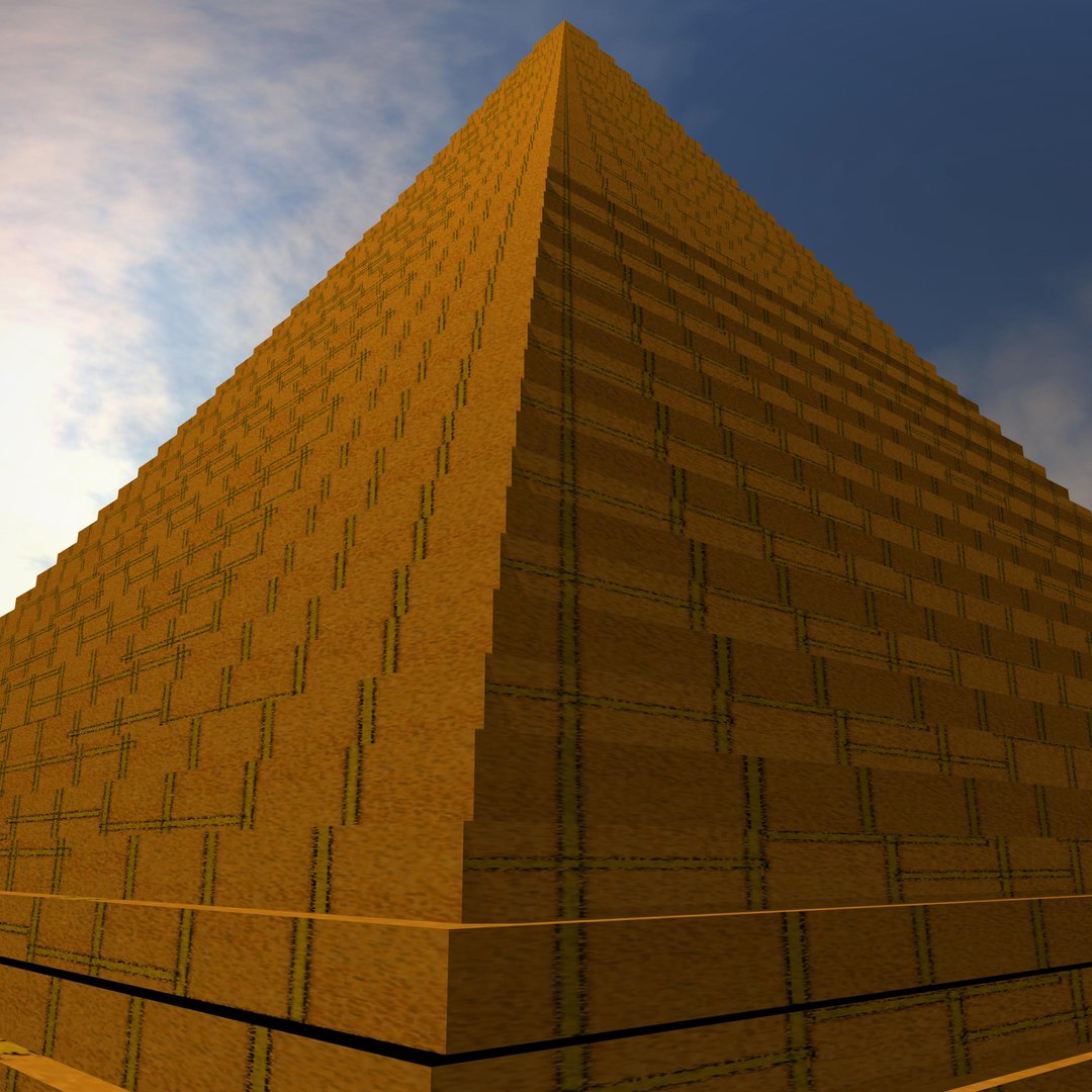 Pyramid Desert Sand 3d Model