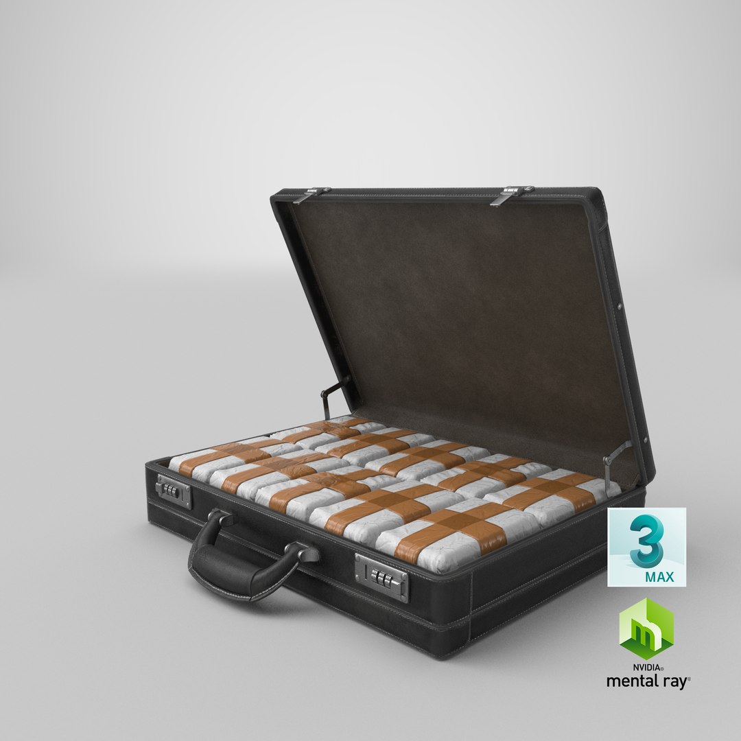 Briefcase drugs 3D model - TurboSquid 1304145