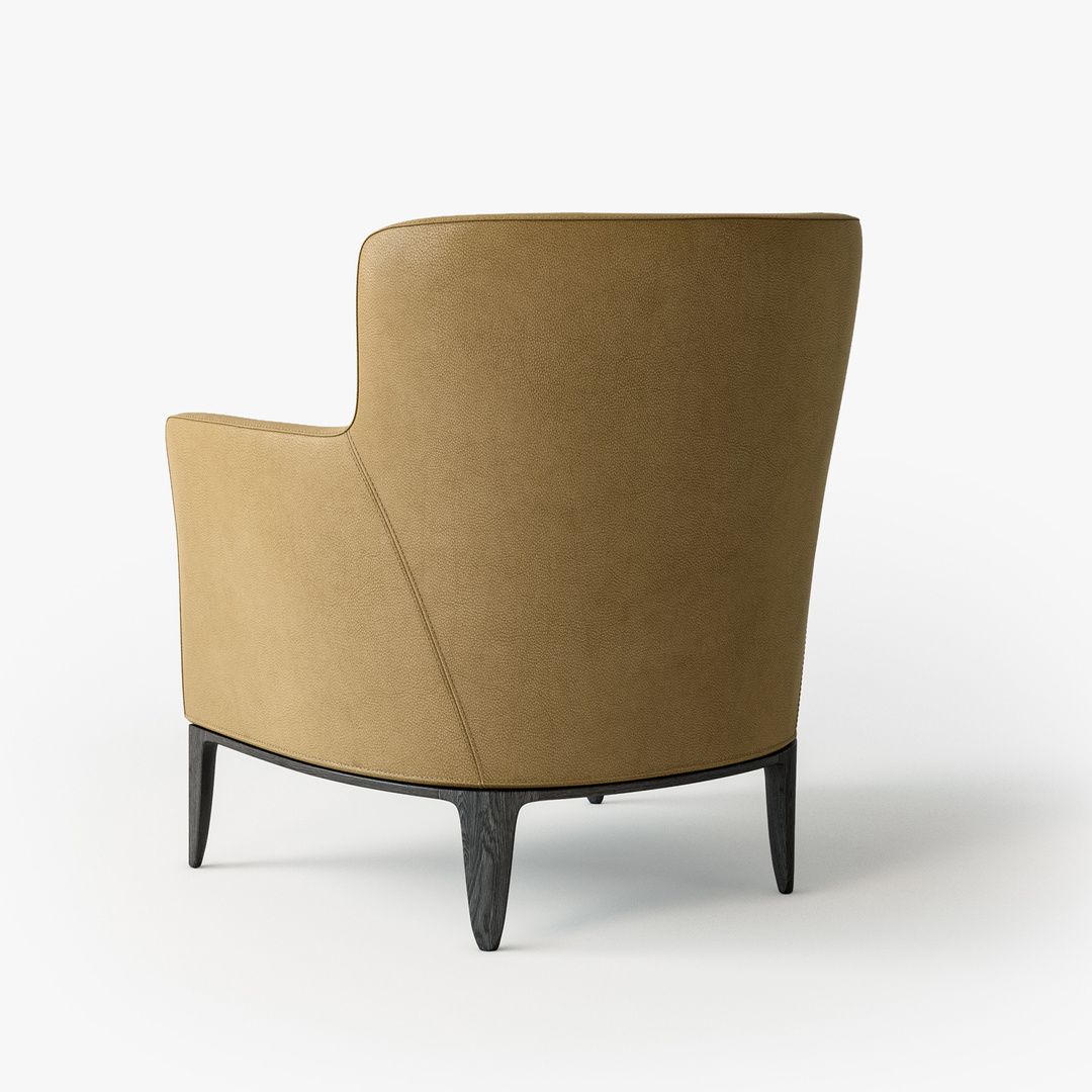 Poliform gentleman armchair 3D model - TurboSquid 1397757