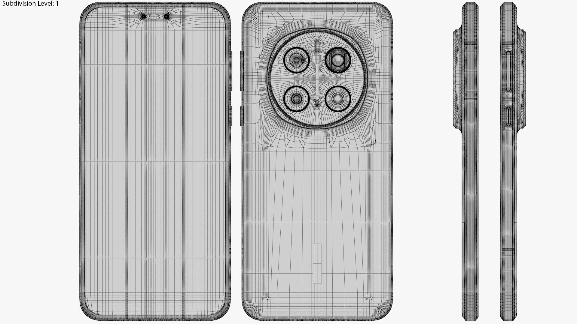 3D Model Honor Magic 7 Pro Grey - TurboSquid 2338192