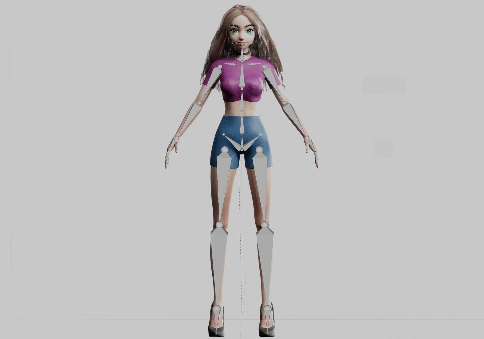 Classic Cute Woman V30788 3D Model - TurboSquid 2276690