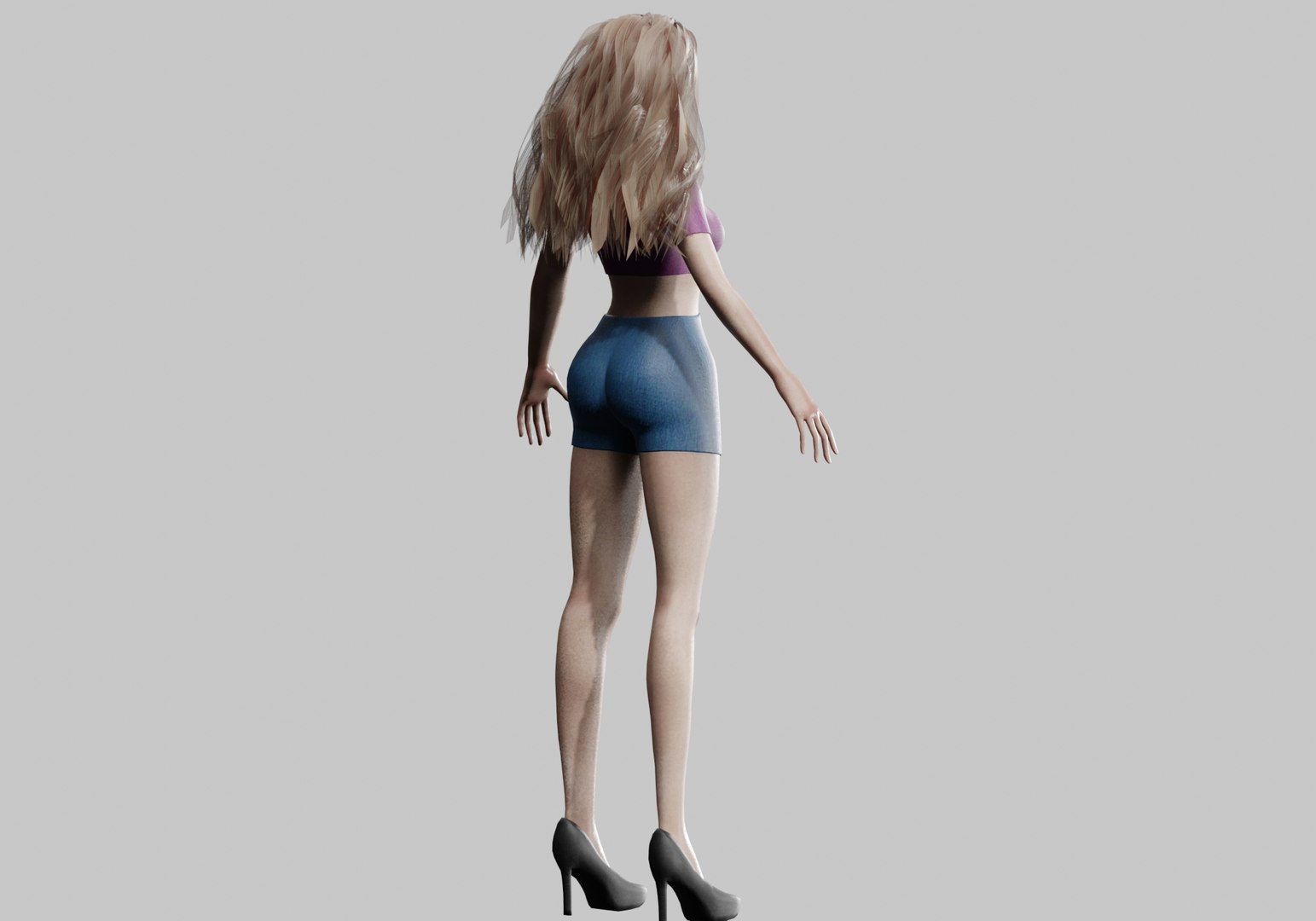 Classic Cute Woman V30788 3D Model - TurboSquid 2276690