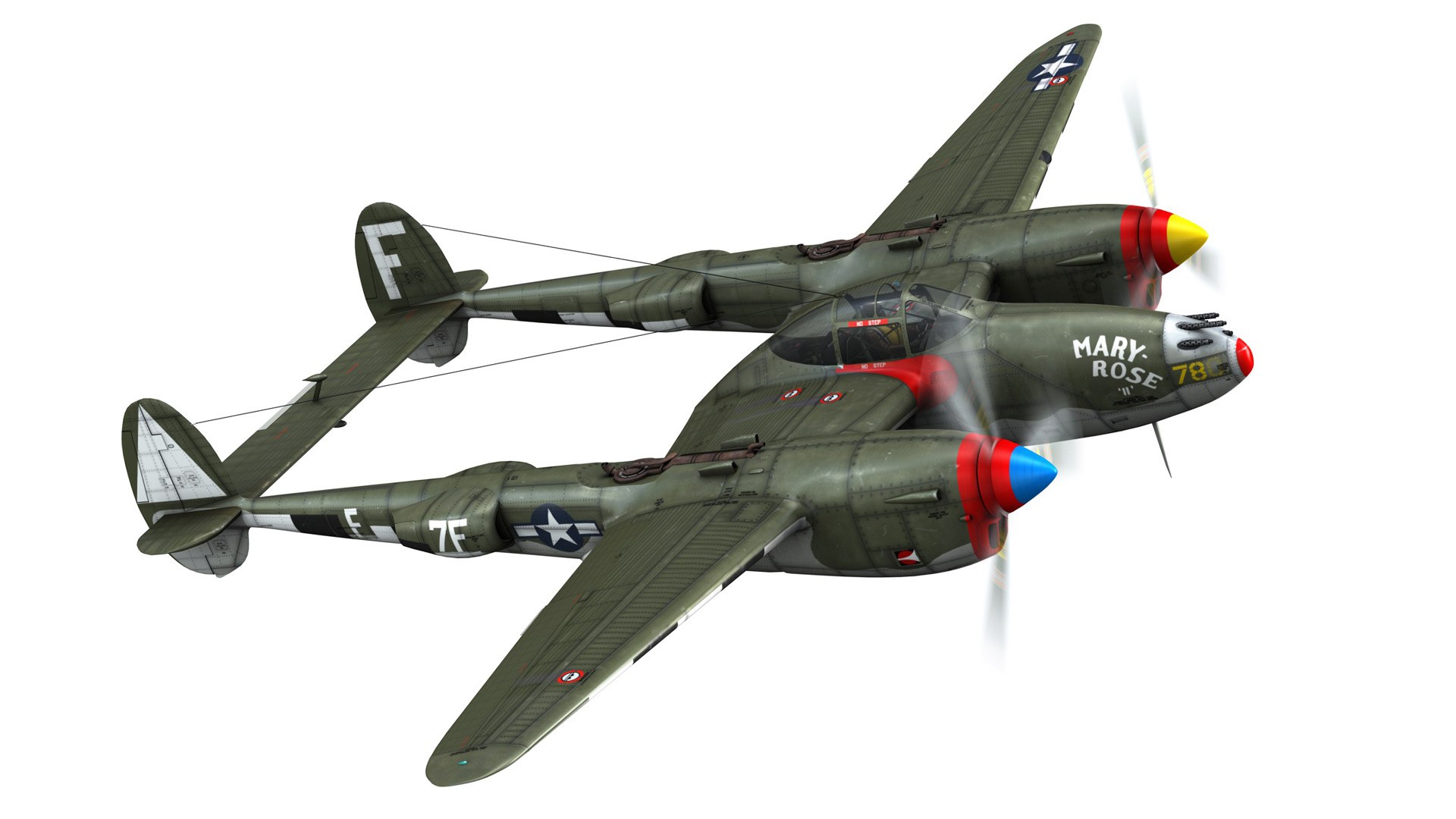 Lockheed Lightning - Mary 3D - TurboSquid 1694564