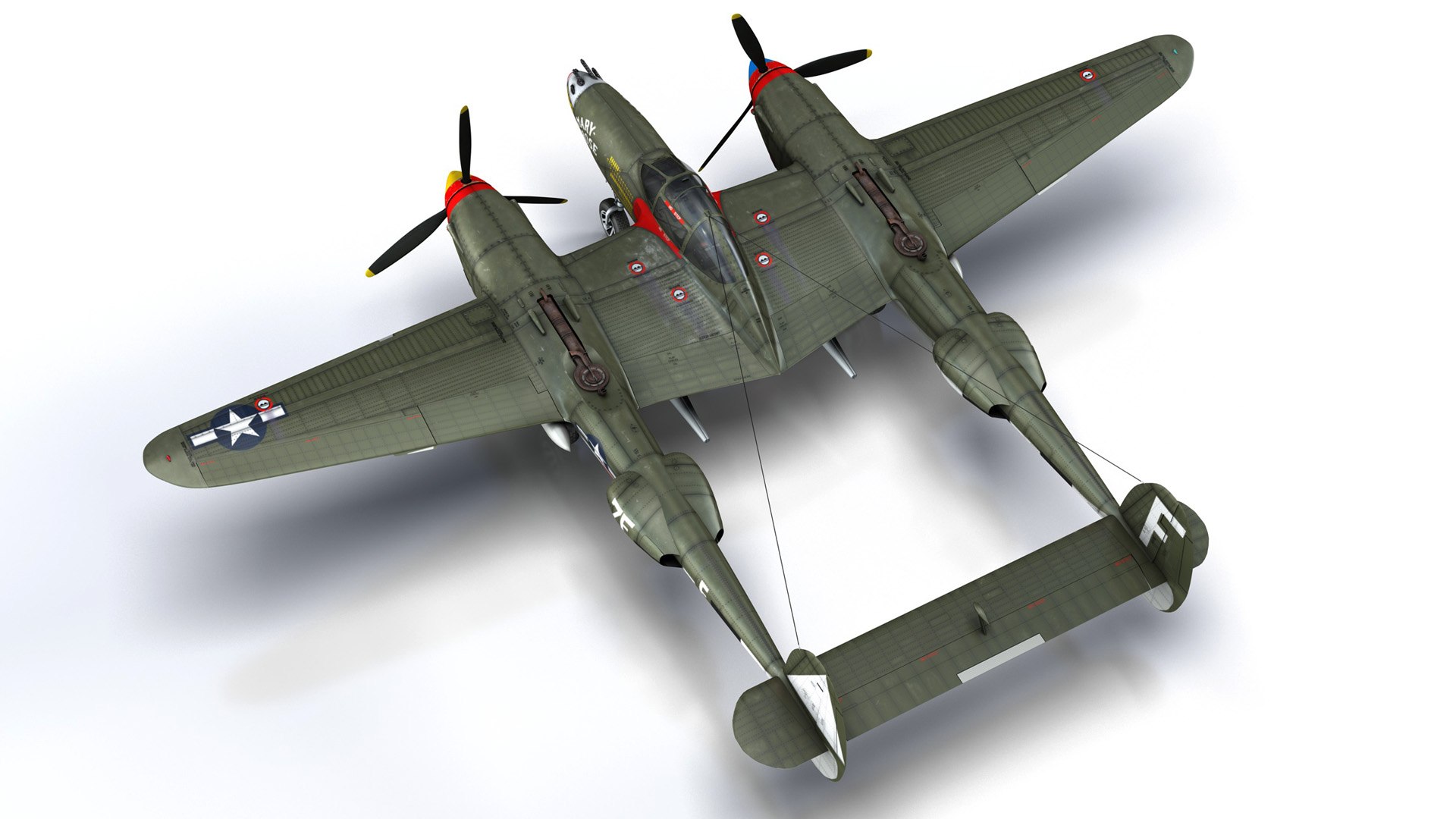 Lockheed Lightning - Mary 3D - TurboSquid 1694564