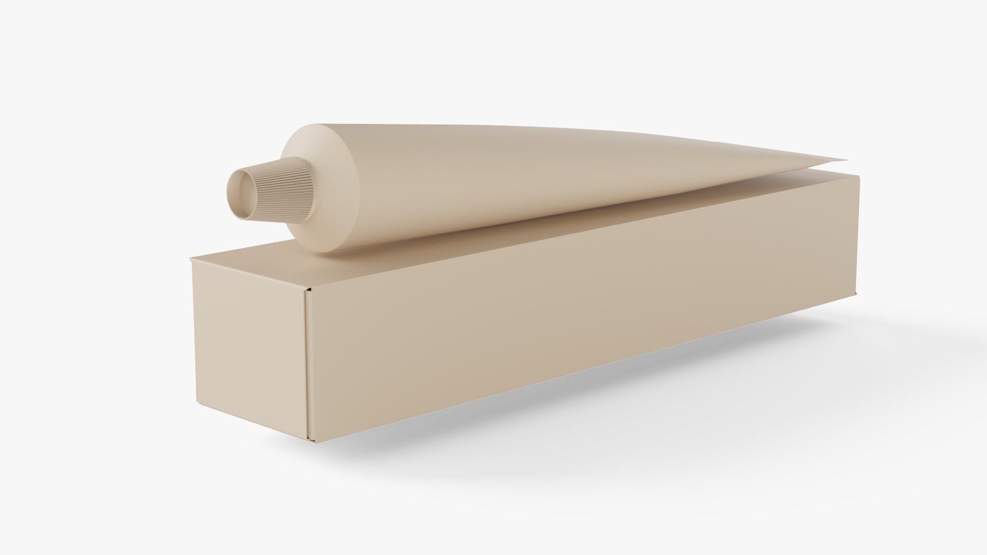 3D Toothpaste Tube Packaging Model - TurboSquid 2320696