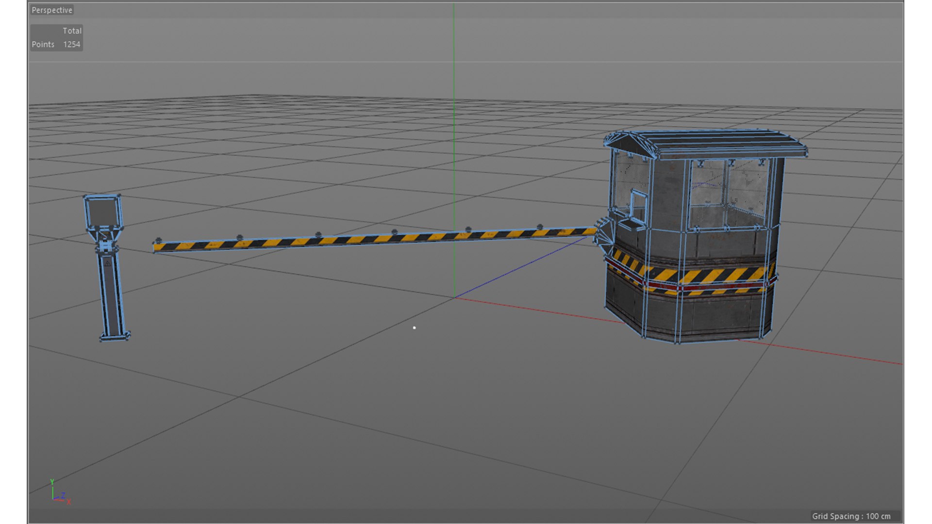 3D Parking Gate model - TurboSquid 1928526