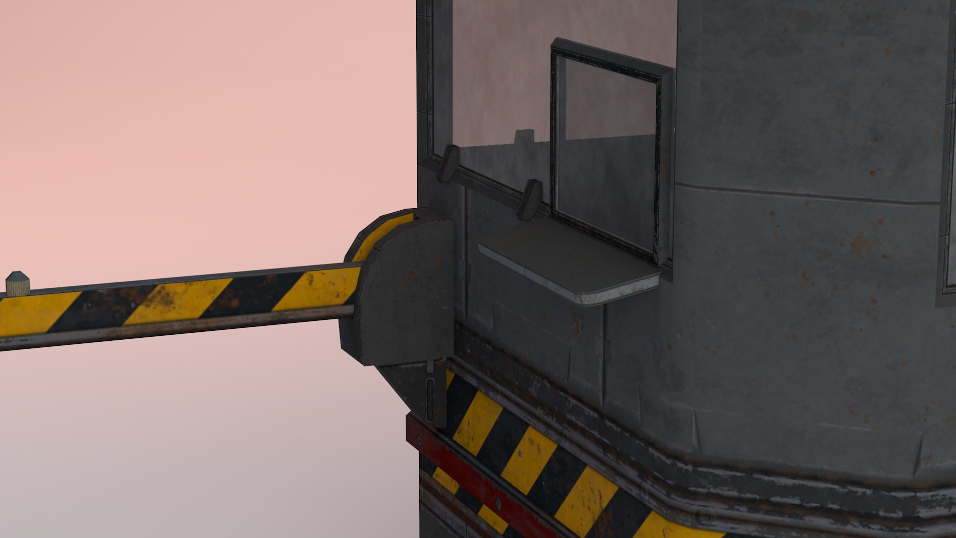 3D Parking Gate model - TurboSquid 1928526