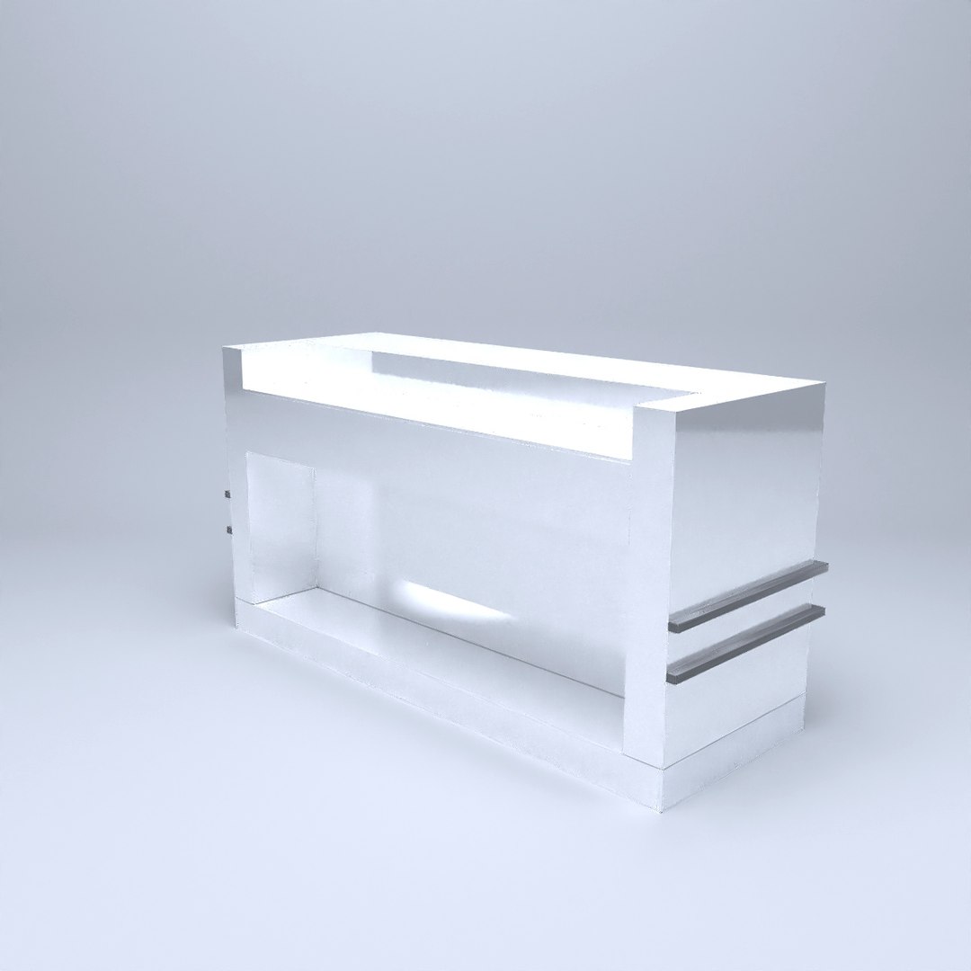 3D Info Desk Model - TurboSquid 1589815