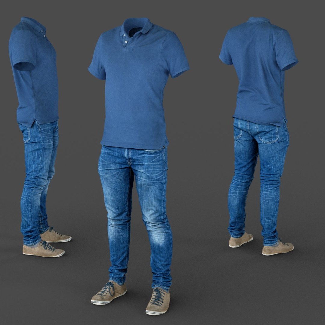 3D Model Male Clothing Outfit - TurboSquid 1329858