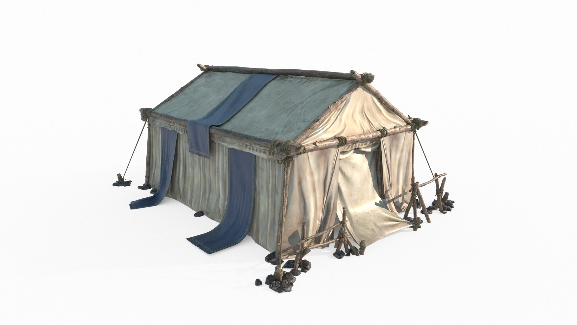 3D Ancient Marching Tents - TurboSquid 2301751