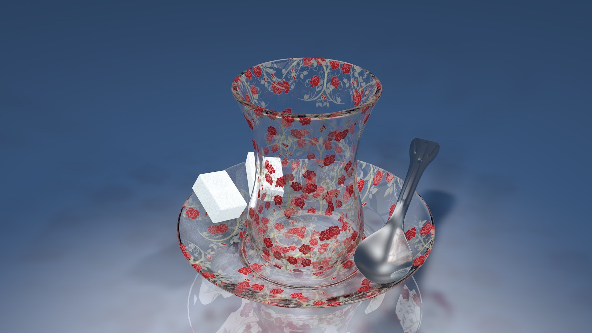 3D Glass Plate Model - TurboSquid 1410818