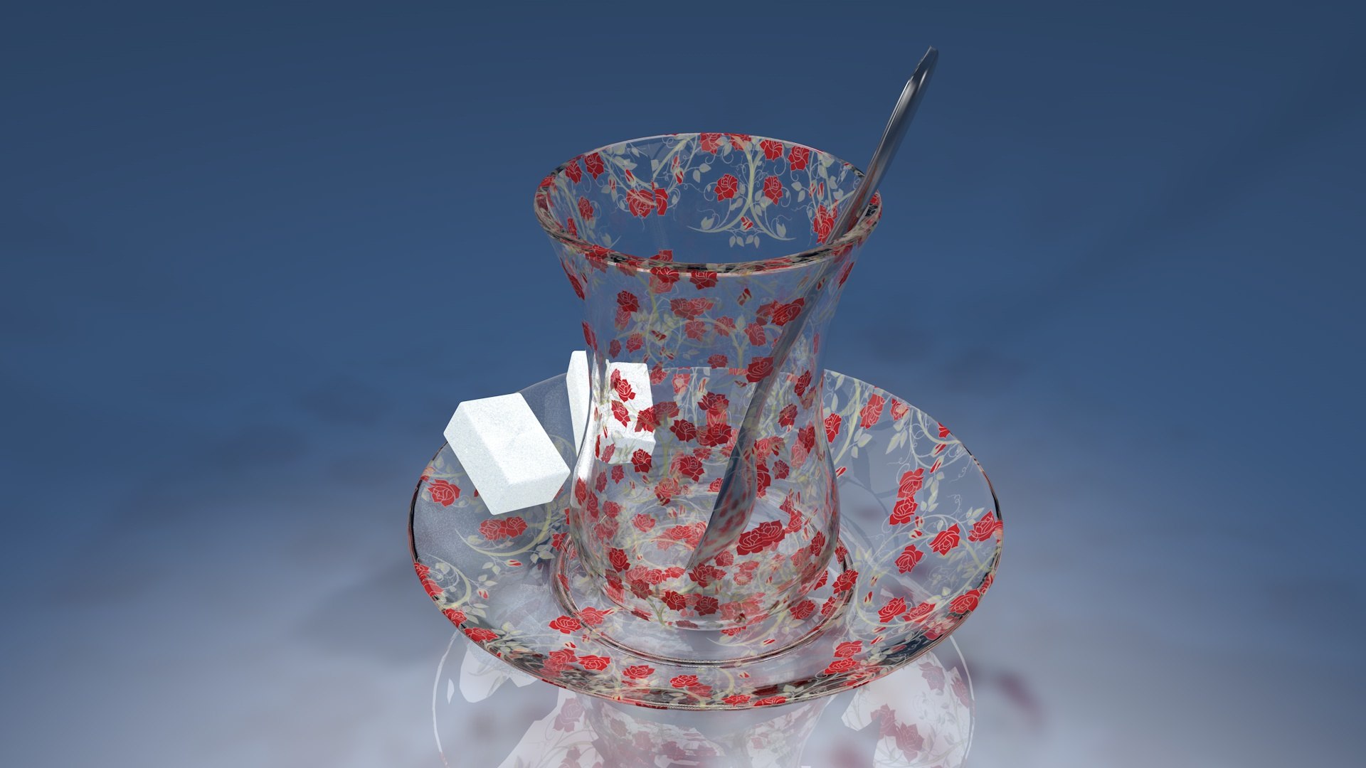 3D Glass Plate Model - TurboSquid 1410818
