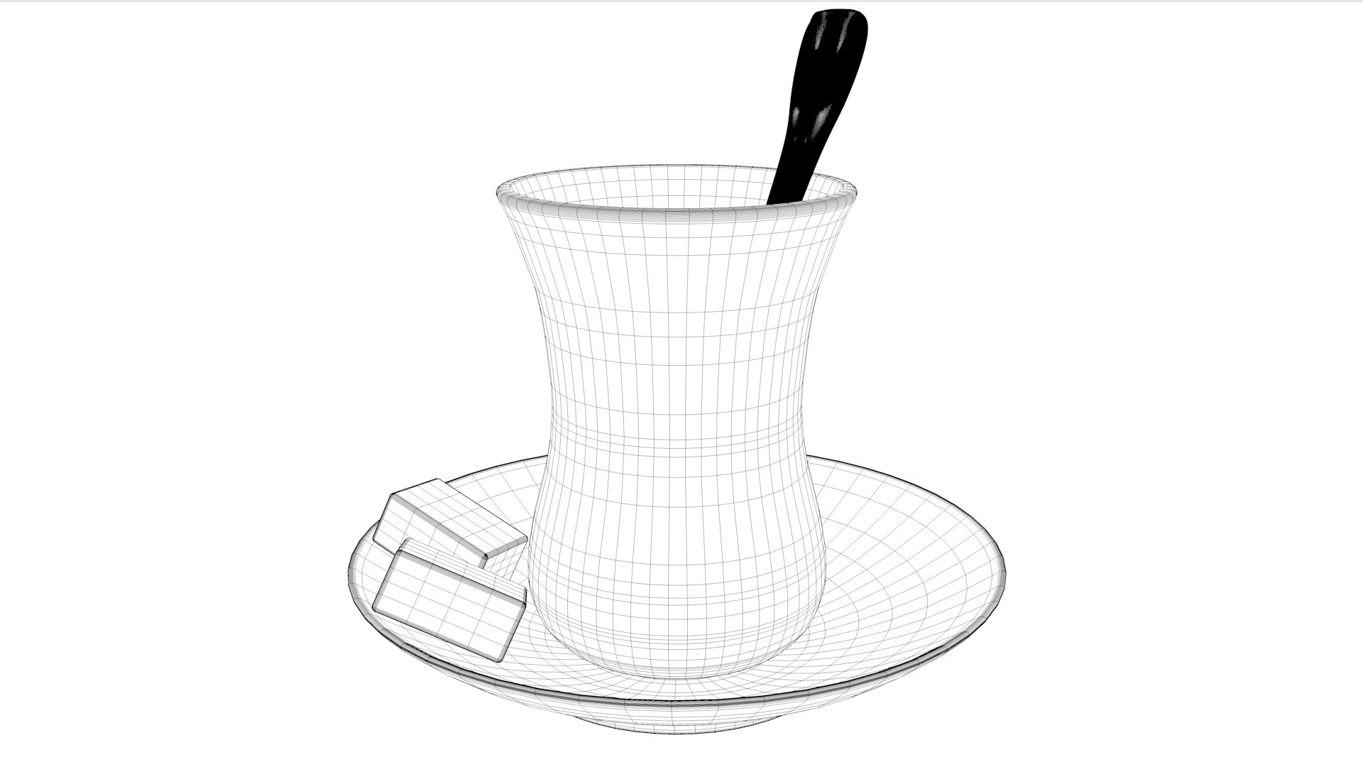 3D Glass Plate Model - TurboSquid 1410818
