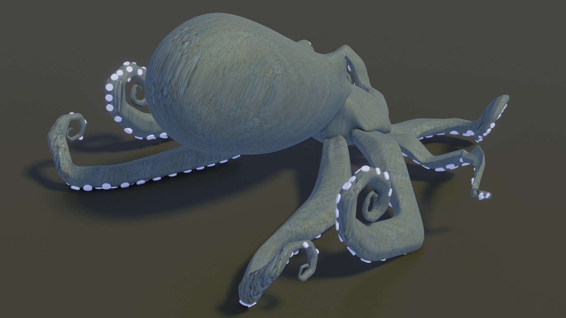 Octopus OBJ 3D Model - TurboSquid 2204892