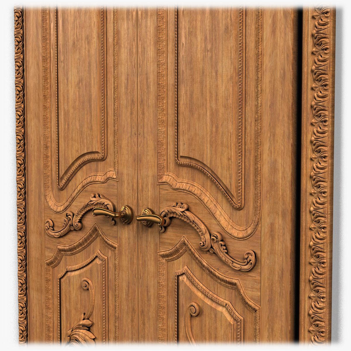 3d door cnc model