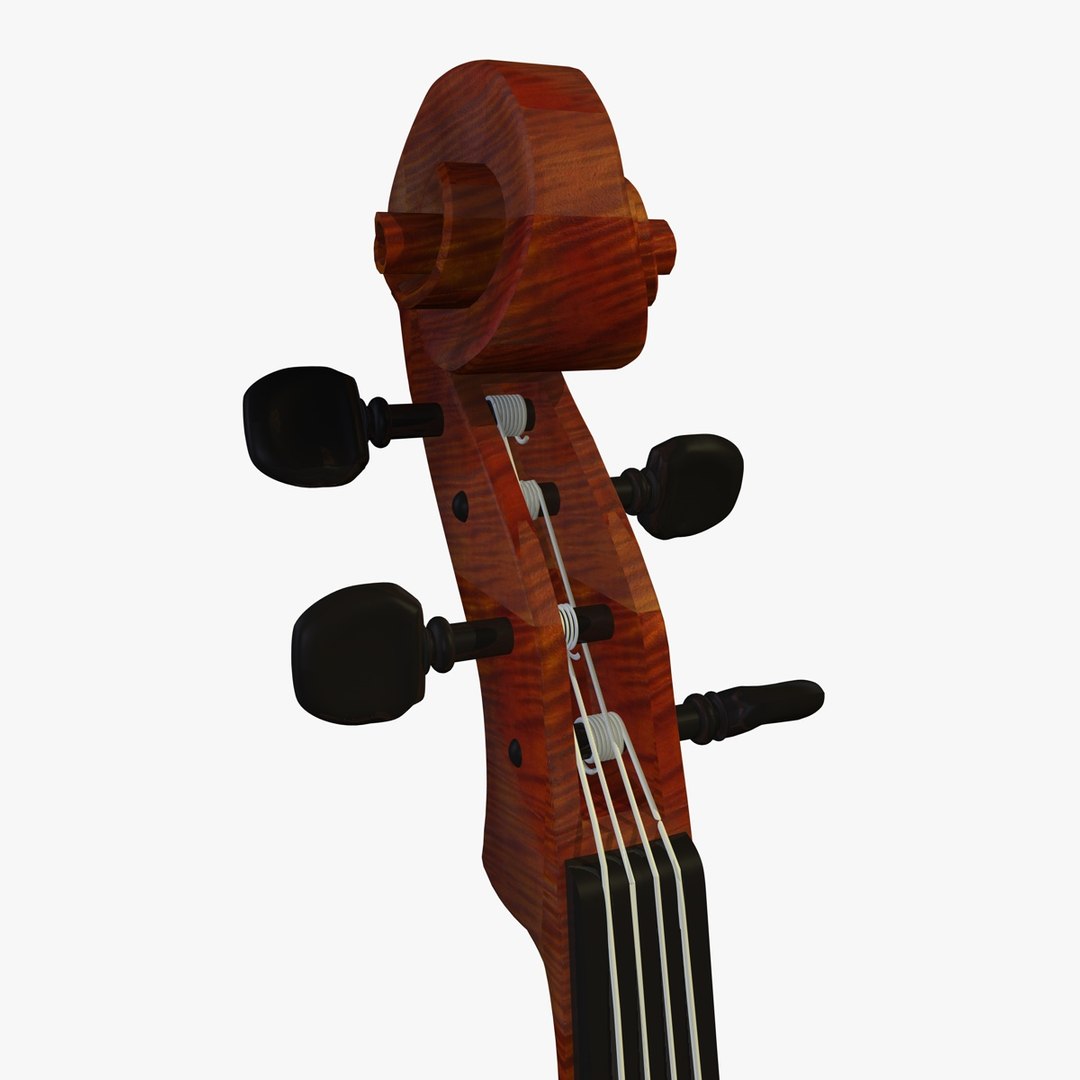 Matt Cello Musical Instrument 3d Model