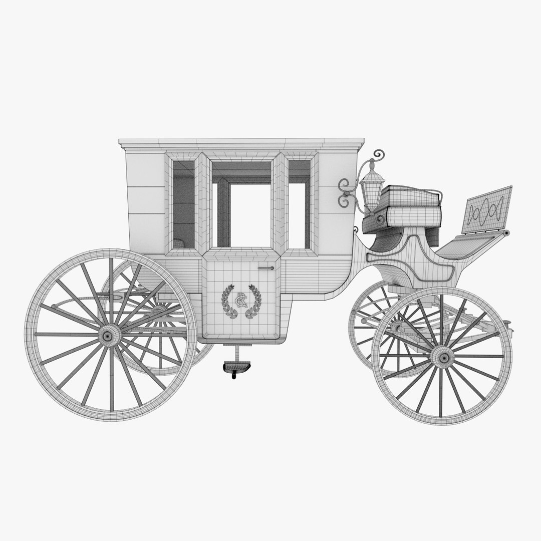 3D Royal Carriage - TurboSquid 1221676
