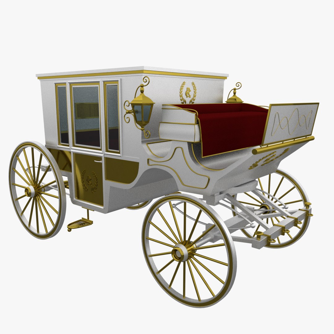 3D Royal Carriage - TurboSquid 1221676