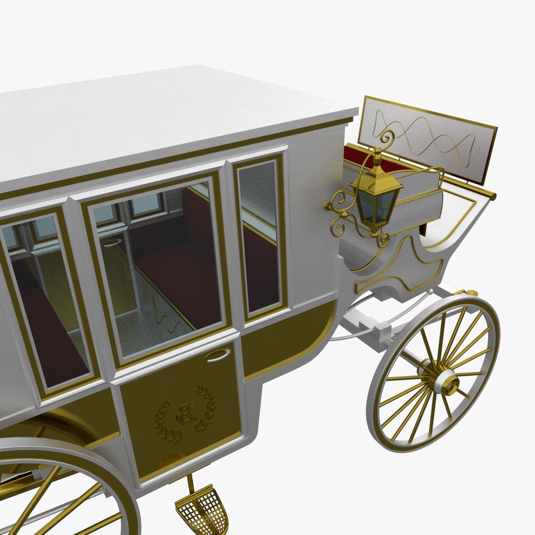 3D Royal Carriage - TurboSquid 1221676