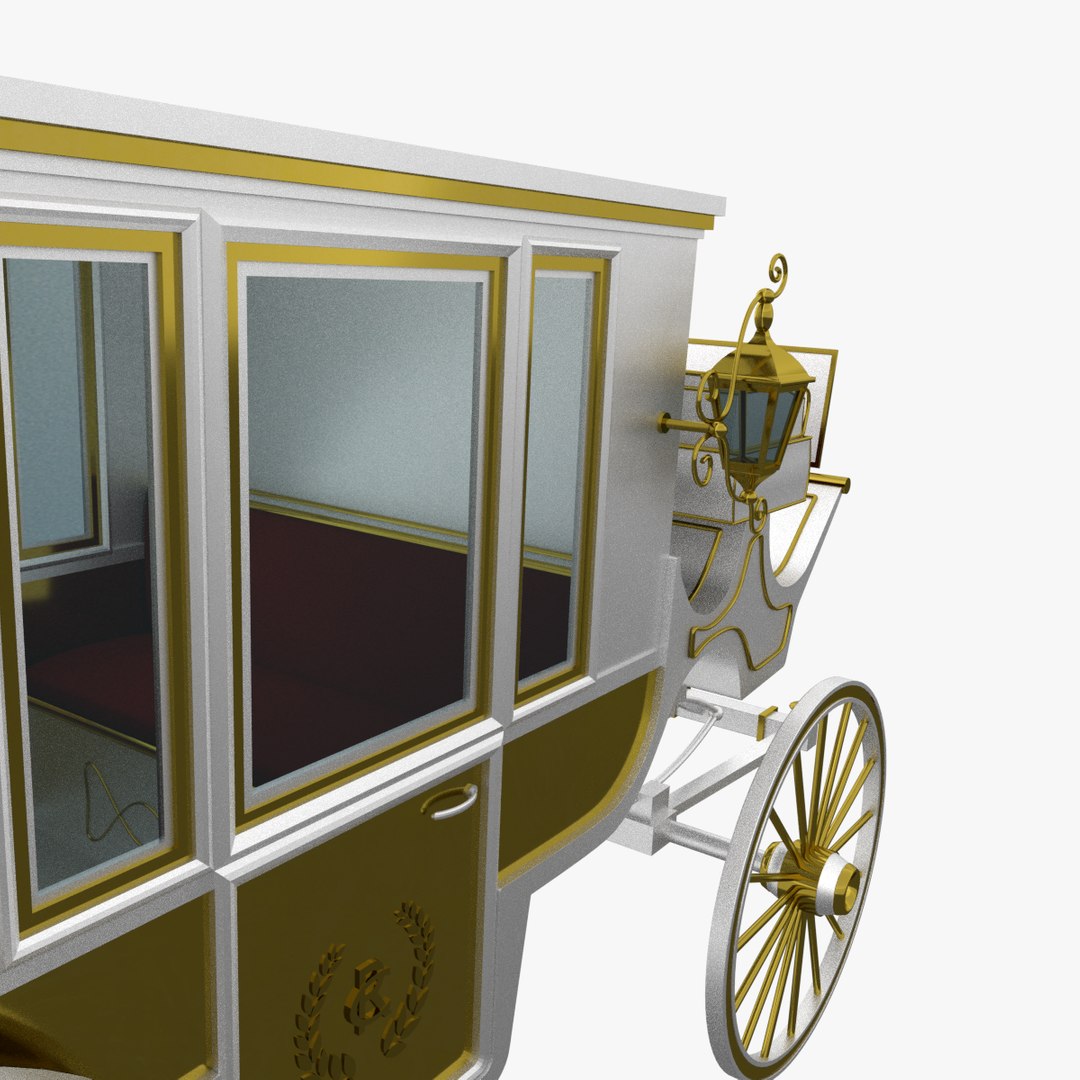 3D Royal Carriage - TurboSquid 1221676