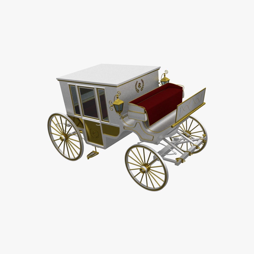 3D Royal Carriage - TurboSquid 1221676