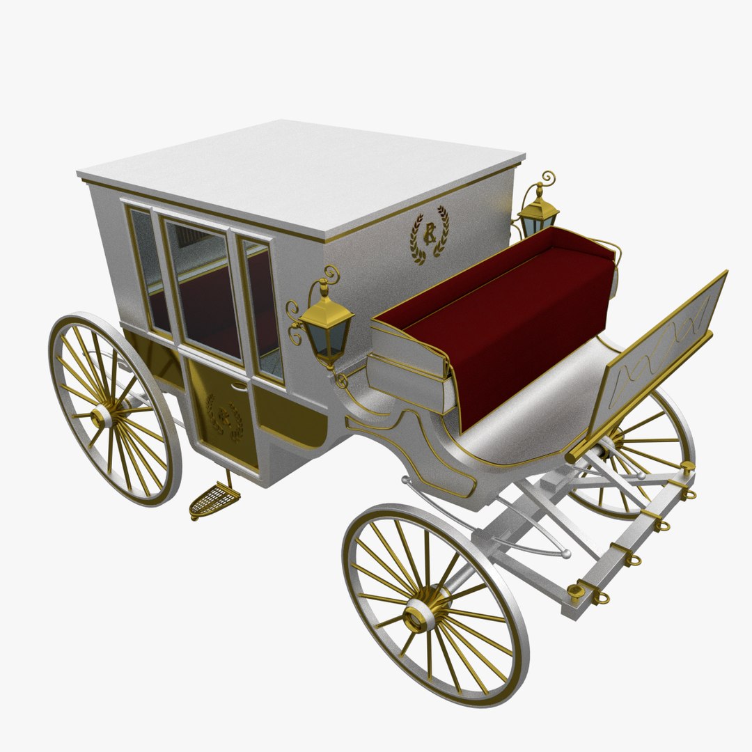 3D Royal Carriage - TurboSquid 1221676