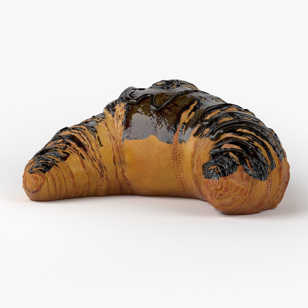 3d Model Croissant Real Realistic