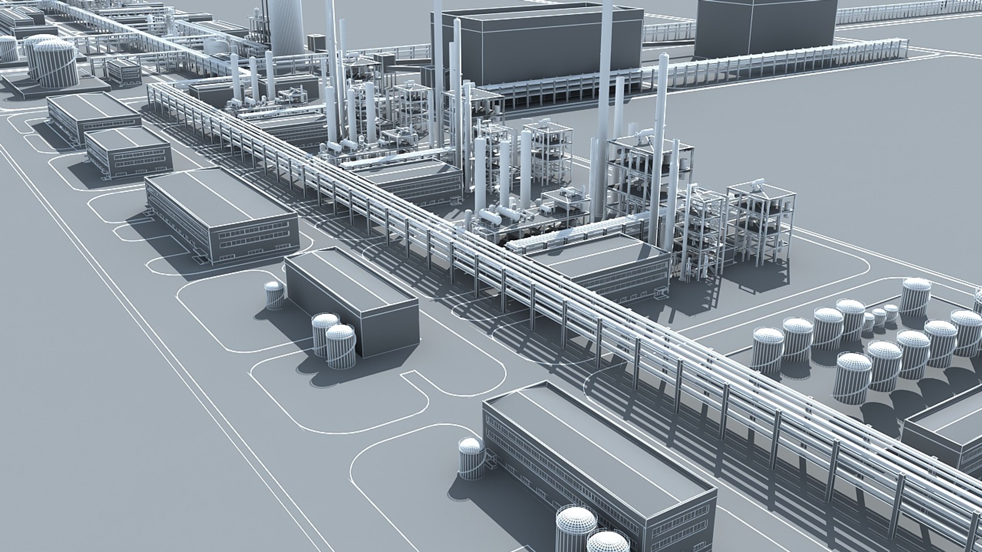 Factory 4 3D Model - TurboSquid 2072625