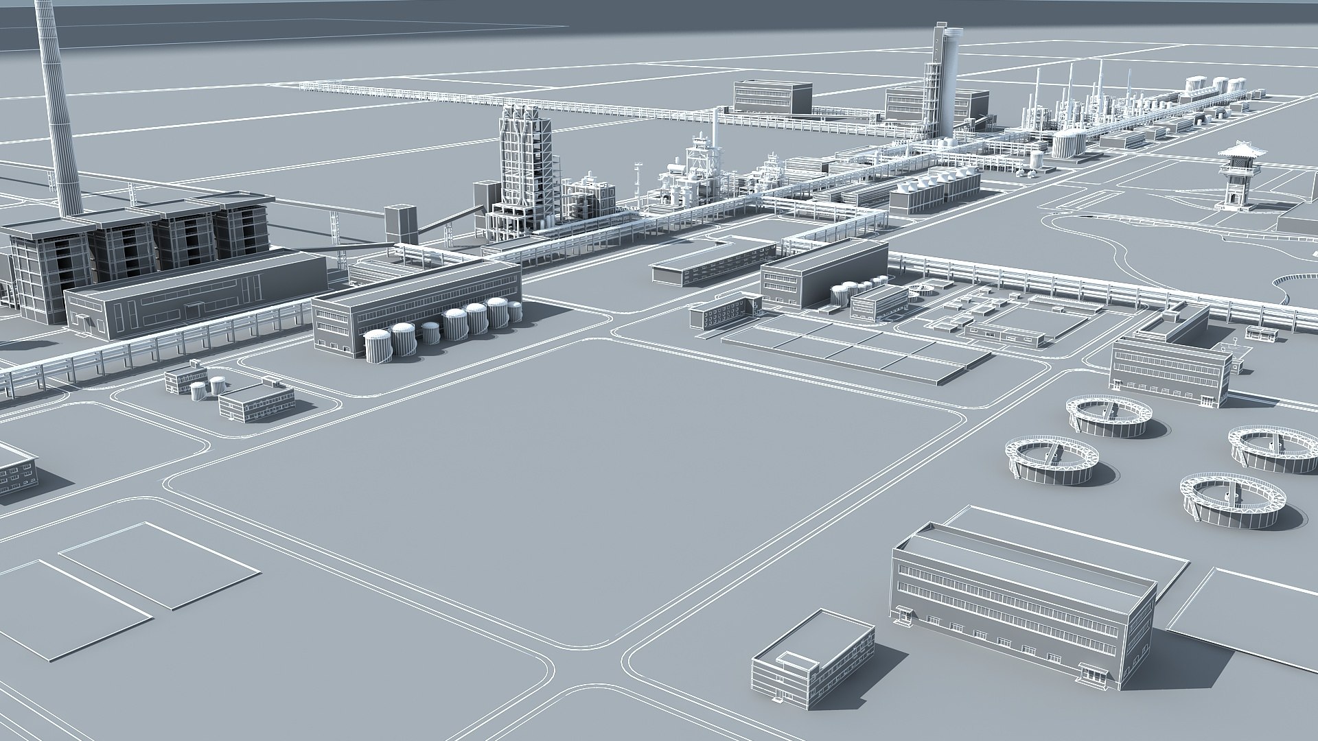 Factory 4 3D Model - TurboSquid 2072625