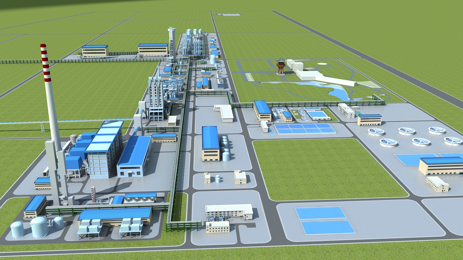 Factory 4 3D Model - TurboSquid 2072625