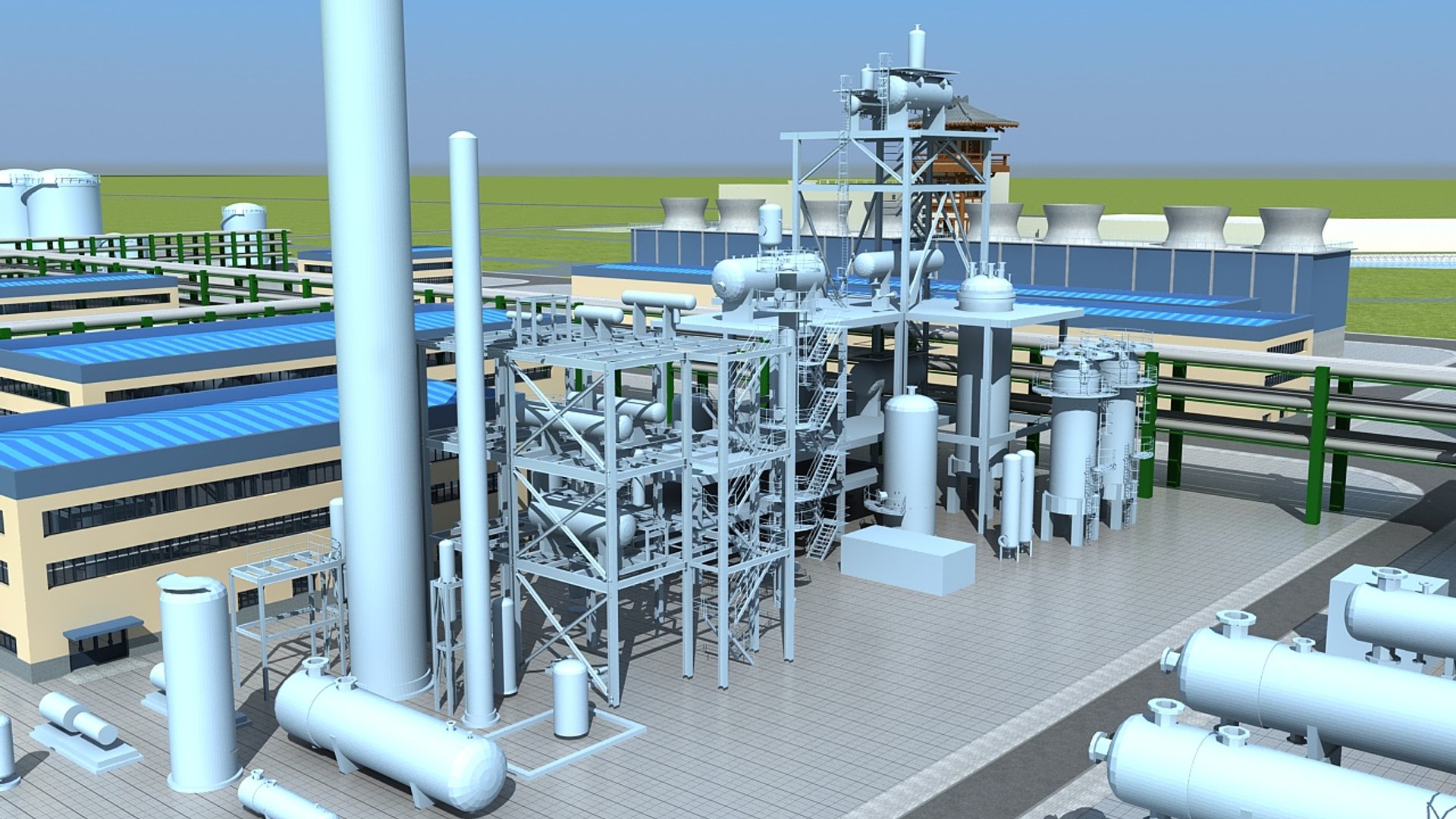 Factory 4 3D Model - TurboSquid 2072625