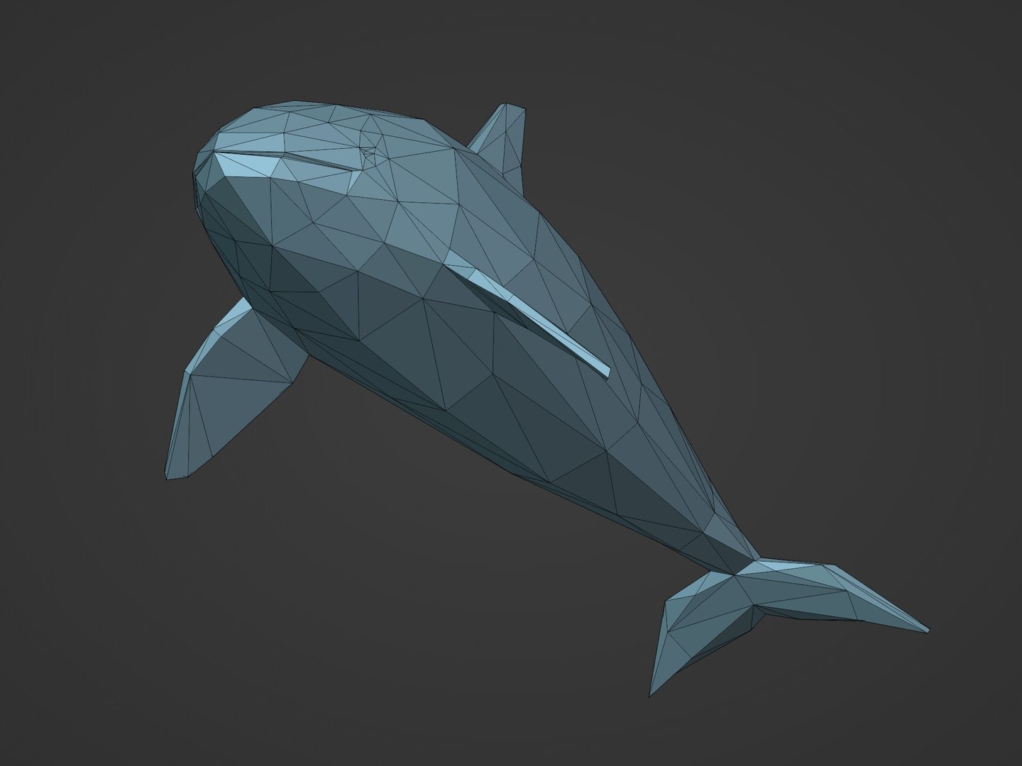 3D Model LowPoly Killer Whale - TurboSquid 1949268