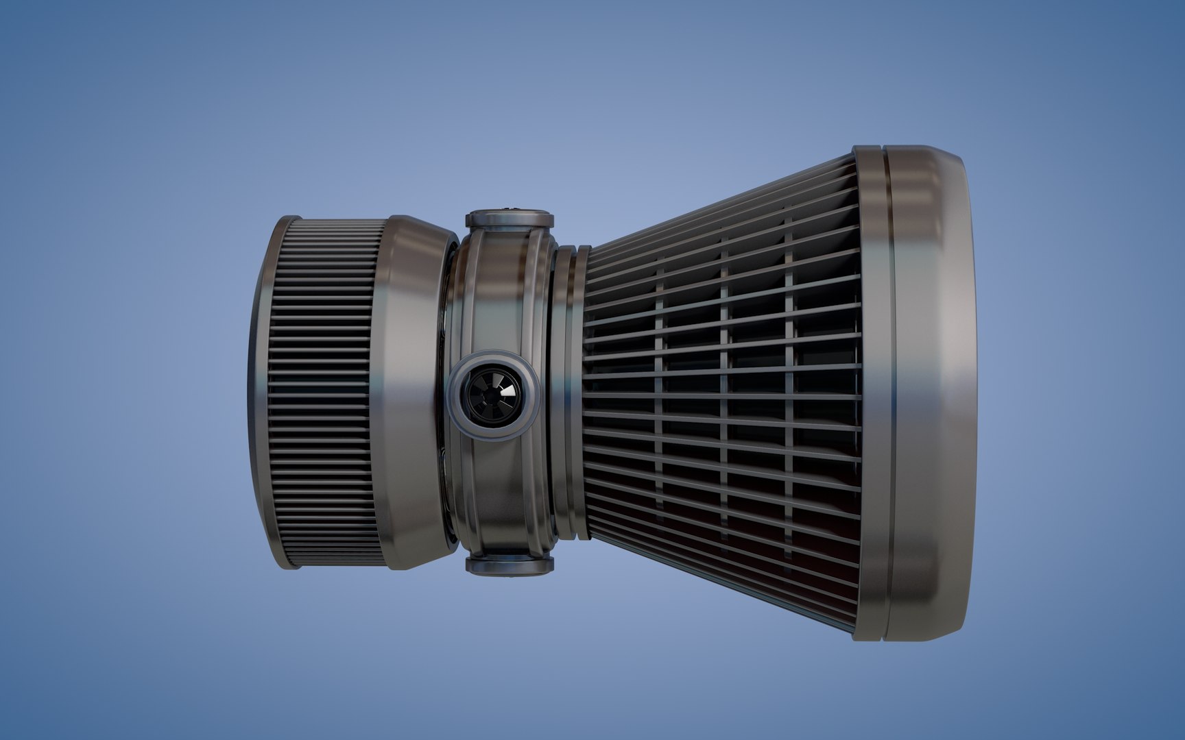 Spaceship Thruster Engine C4d