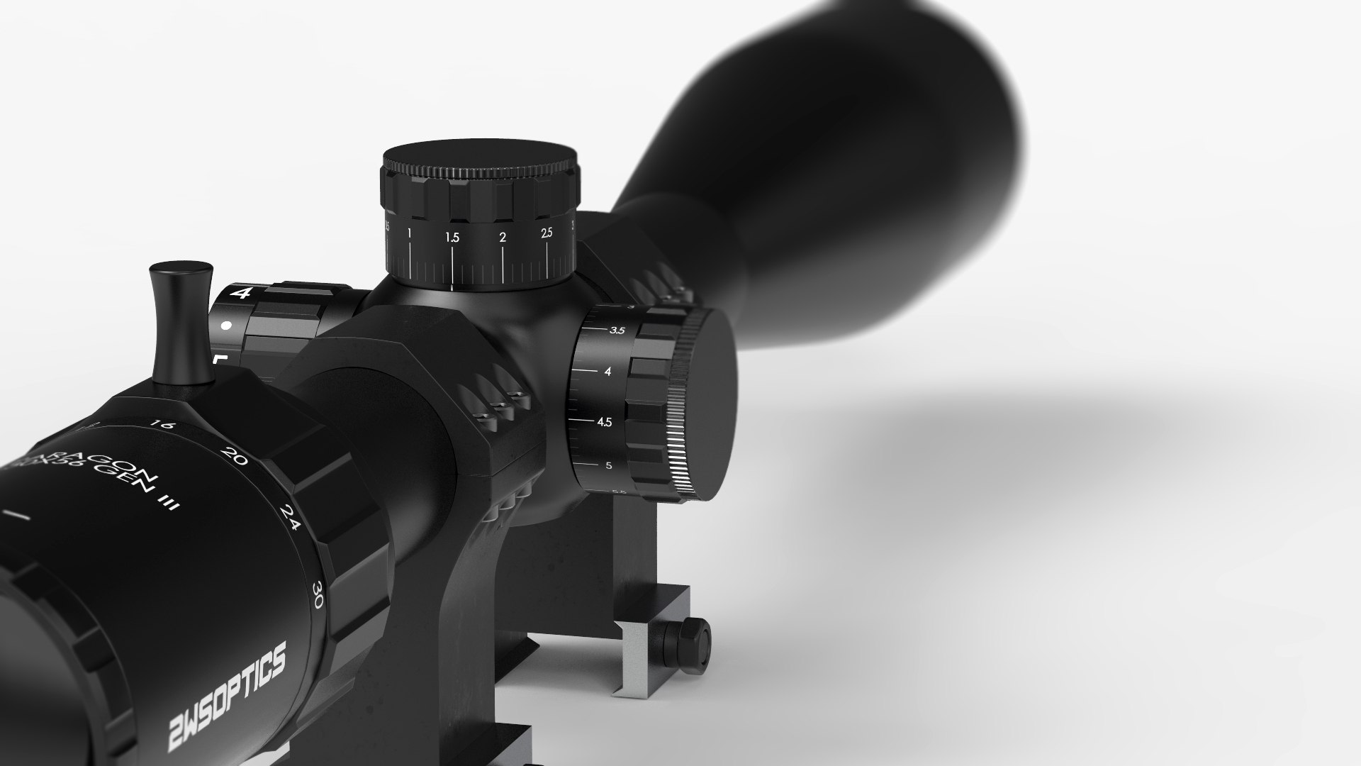 3D Model Rifle Optic Sight - TurboSquid 1504980
