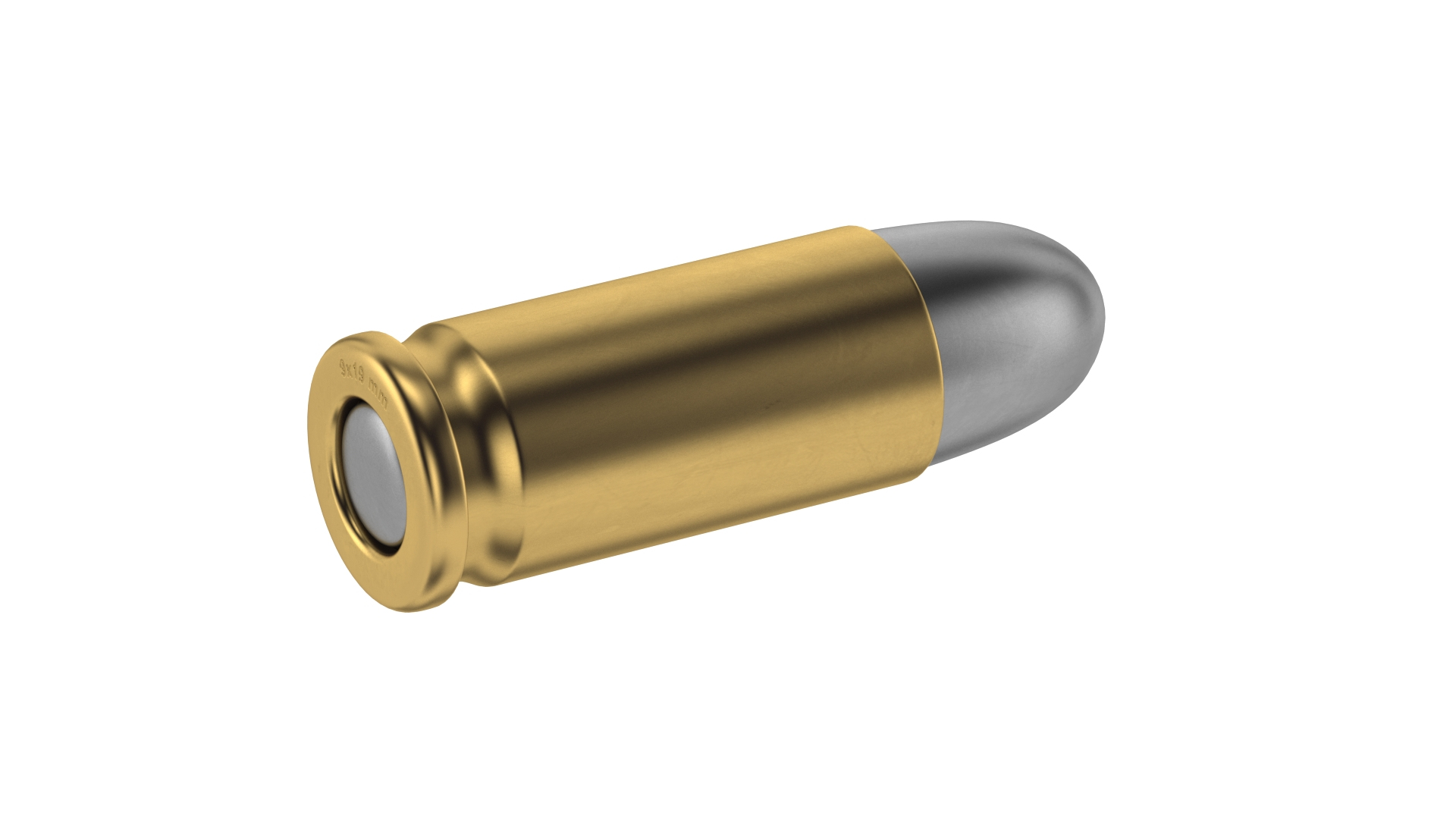 3D Bullet 9x19mm Model - TurboSquid 1679210