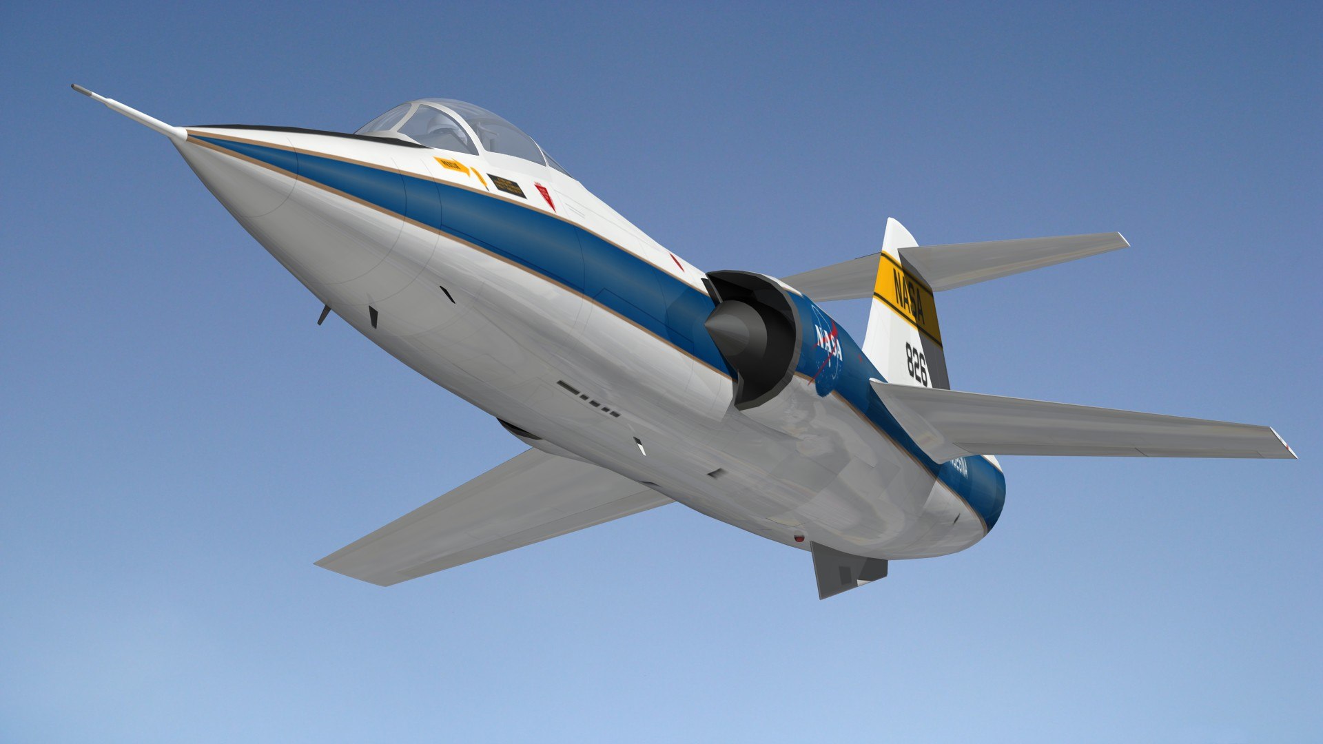 3D F104 Starfighter NASA - TurboSquid 2193481