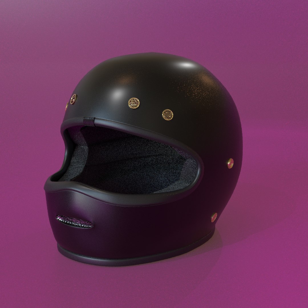 Motorcycle Helmet 3D Model - TurboSquid 1447856