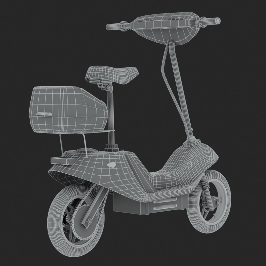 Electric Scooter 3d Model