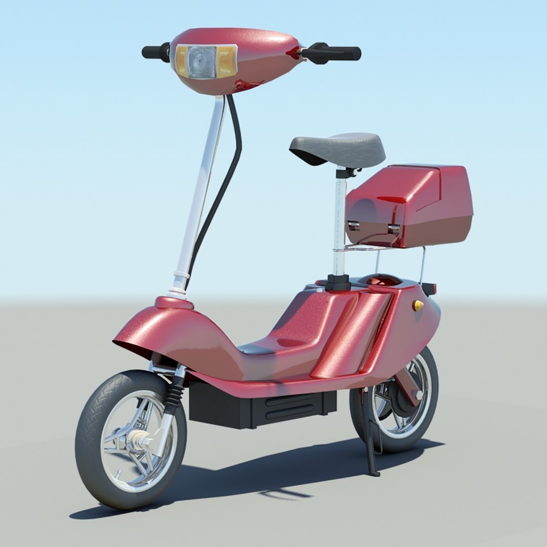 Electric Scooter 3d Model