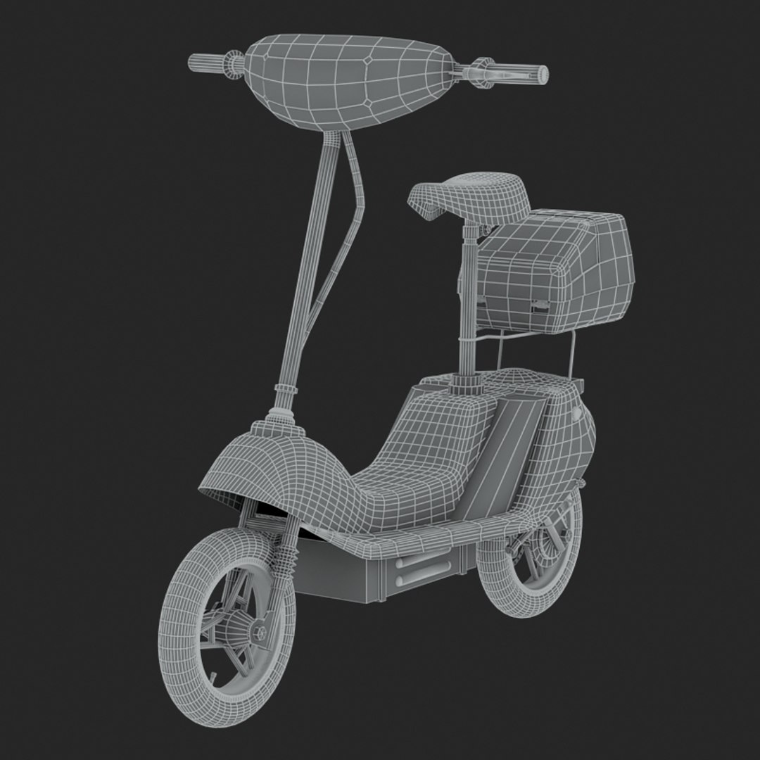 Electric Scooter 3d Model