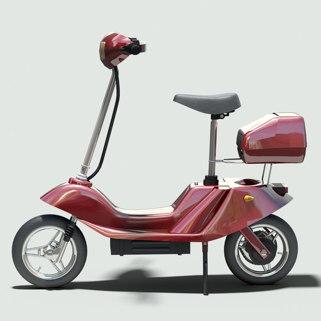 Electric Scooter 3d Model