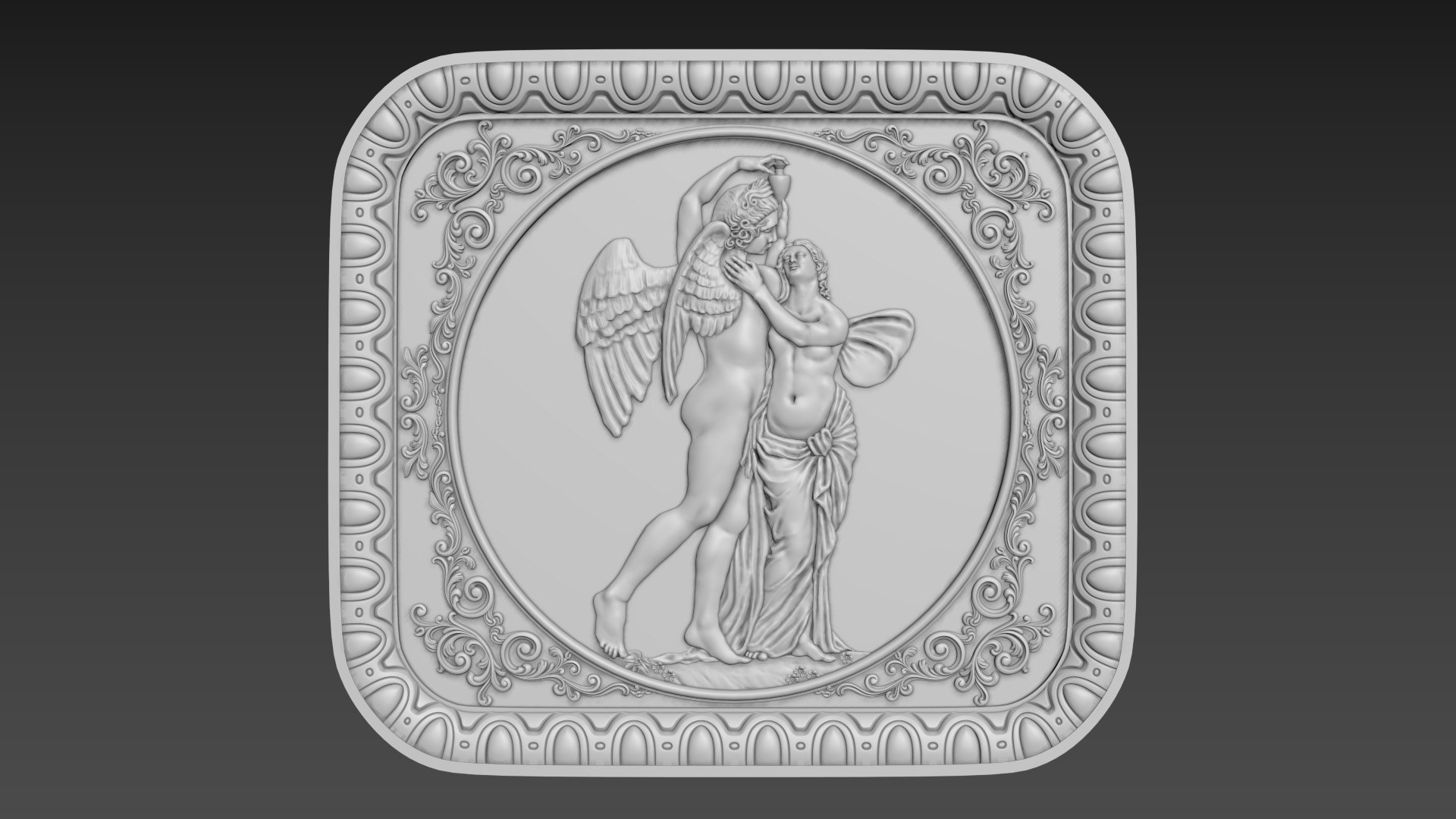 3D Bas-Relief Angels - TurboSquid 2210964