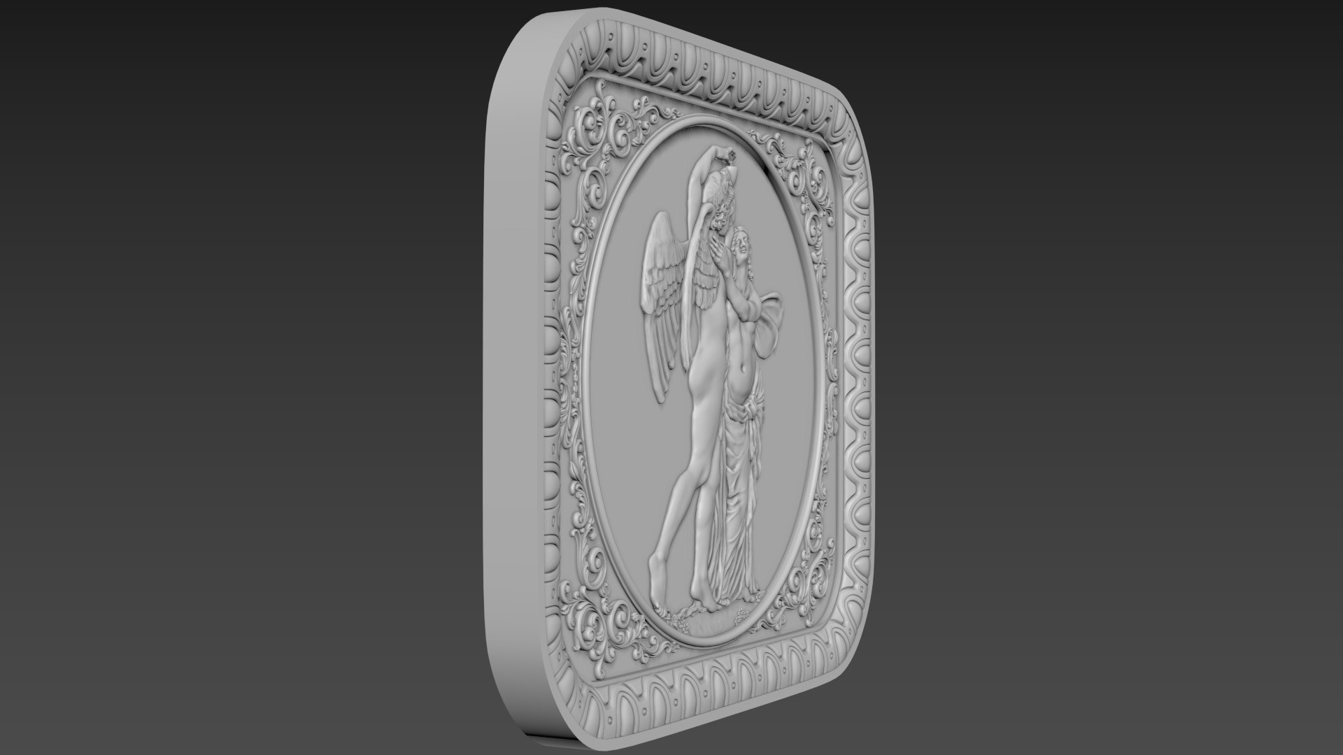 3D Bas-Relief Angels - TurboSquid 2210964