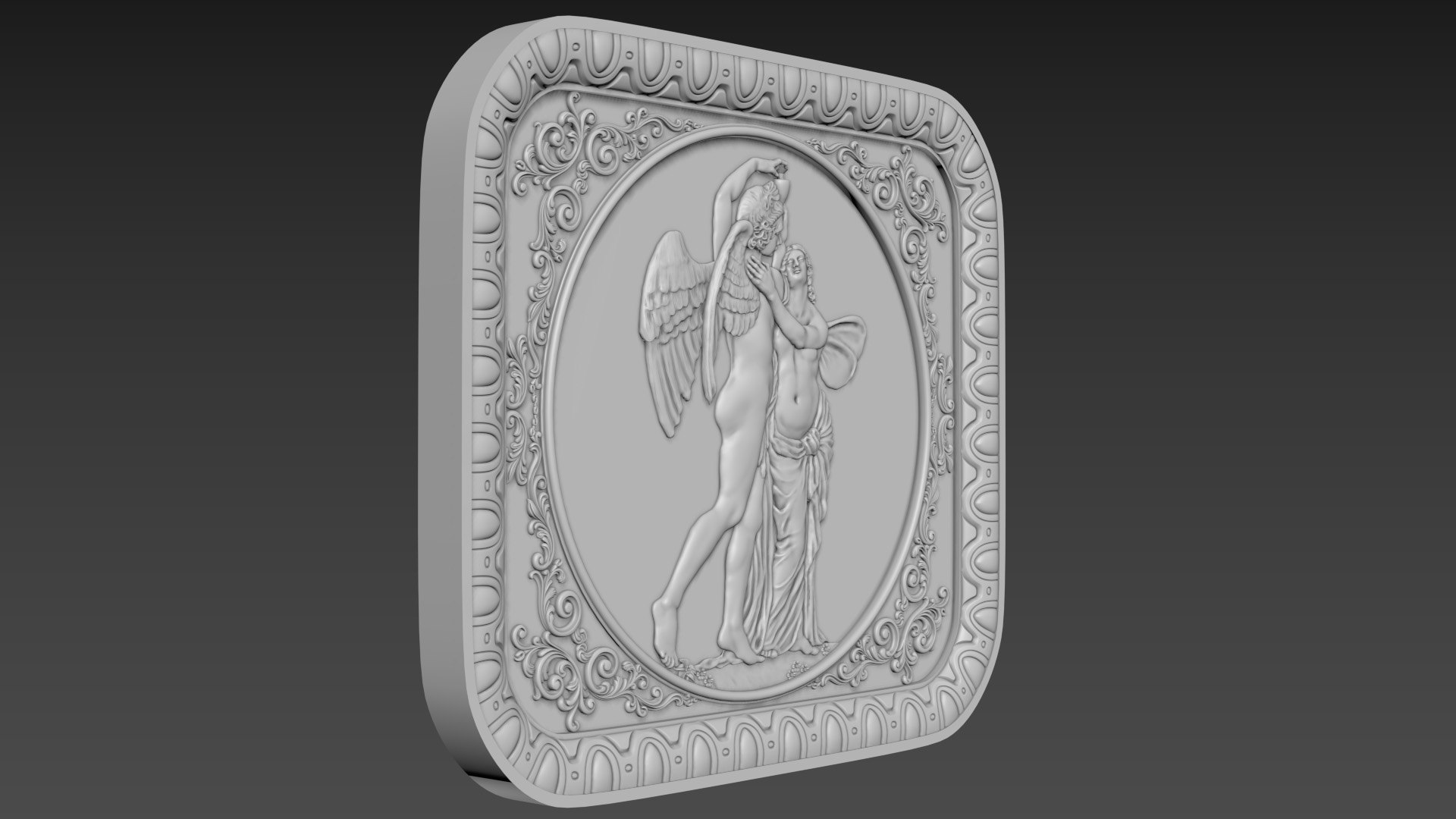 3D Bas-Relief Angels - TurboSquid 2210964