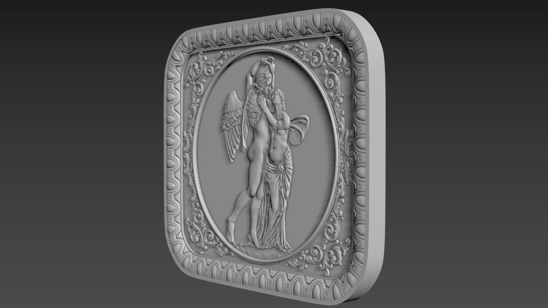 3D Bas-Relief Angels - TurboSquid 2210964