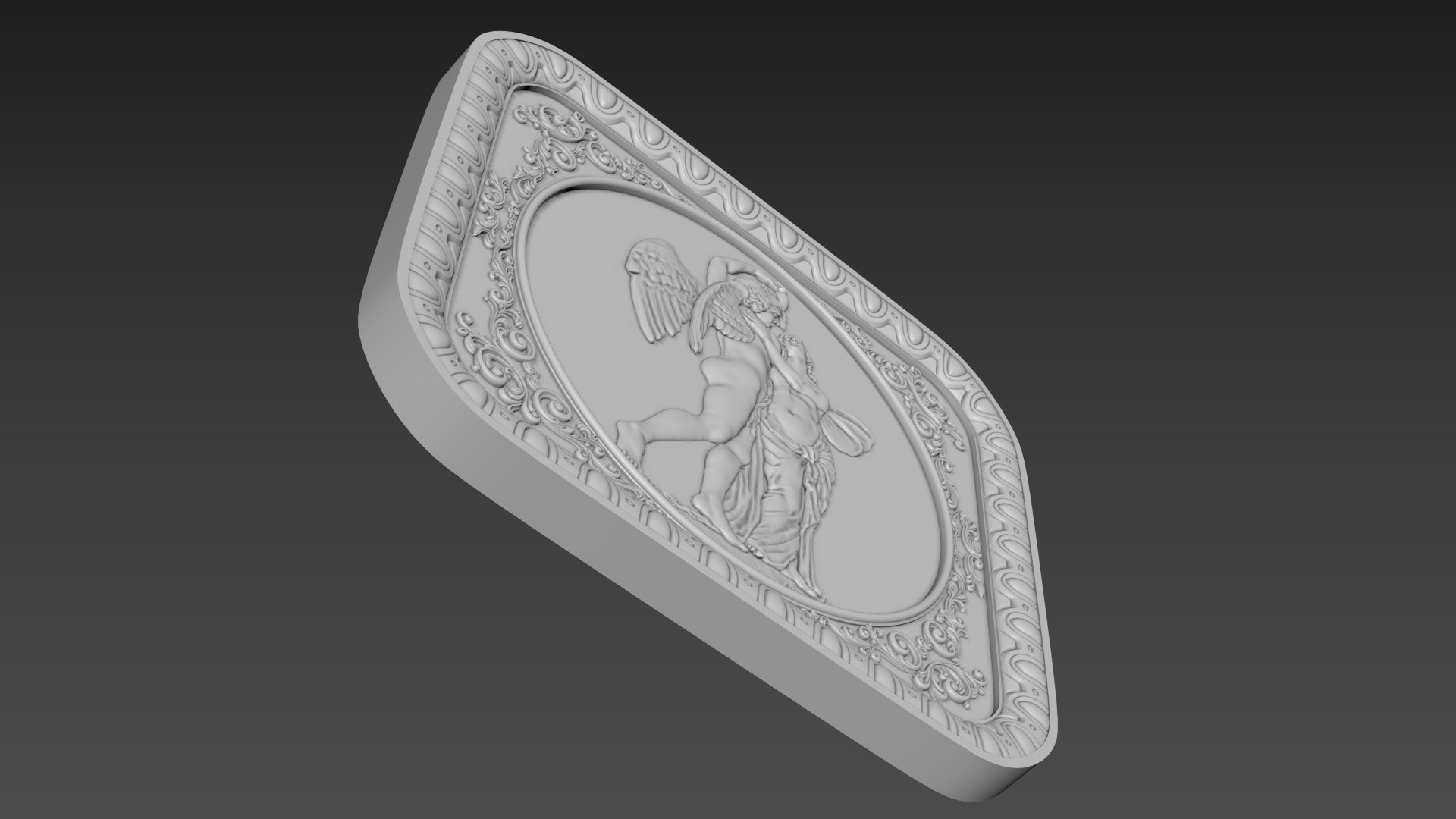 3D Bas-Relief Angels - TurboSquid 2210964