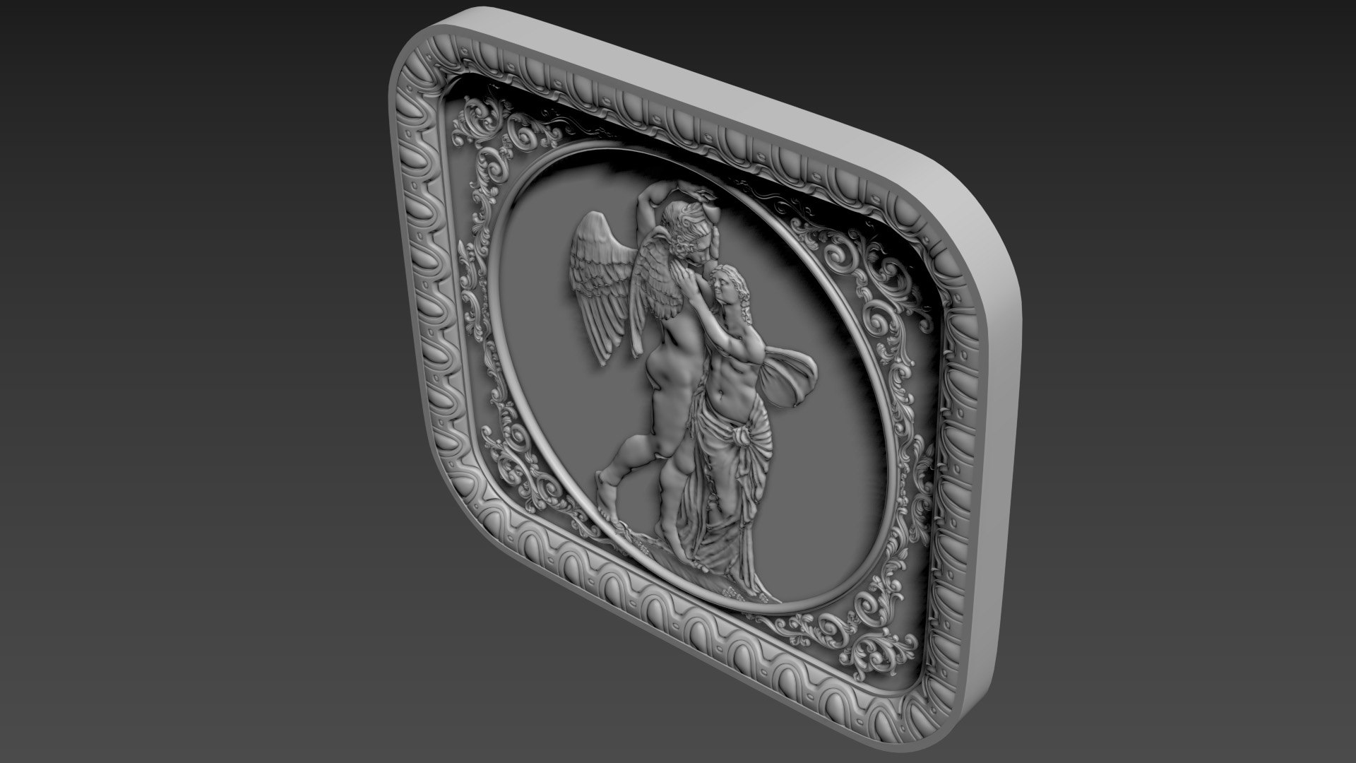 3D Bas-Relief Angels - TurboSquid 2210964