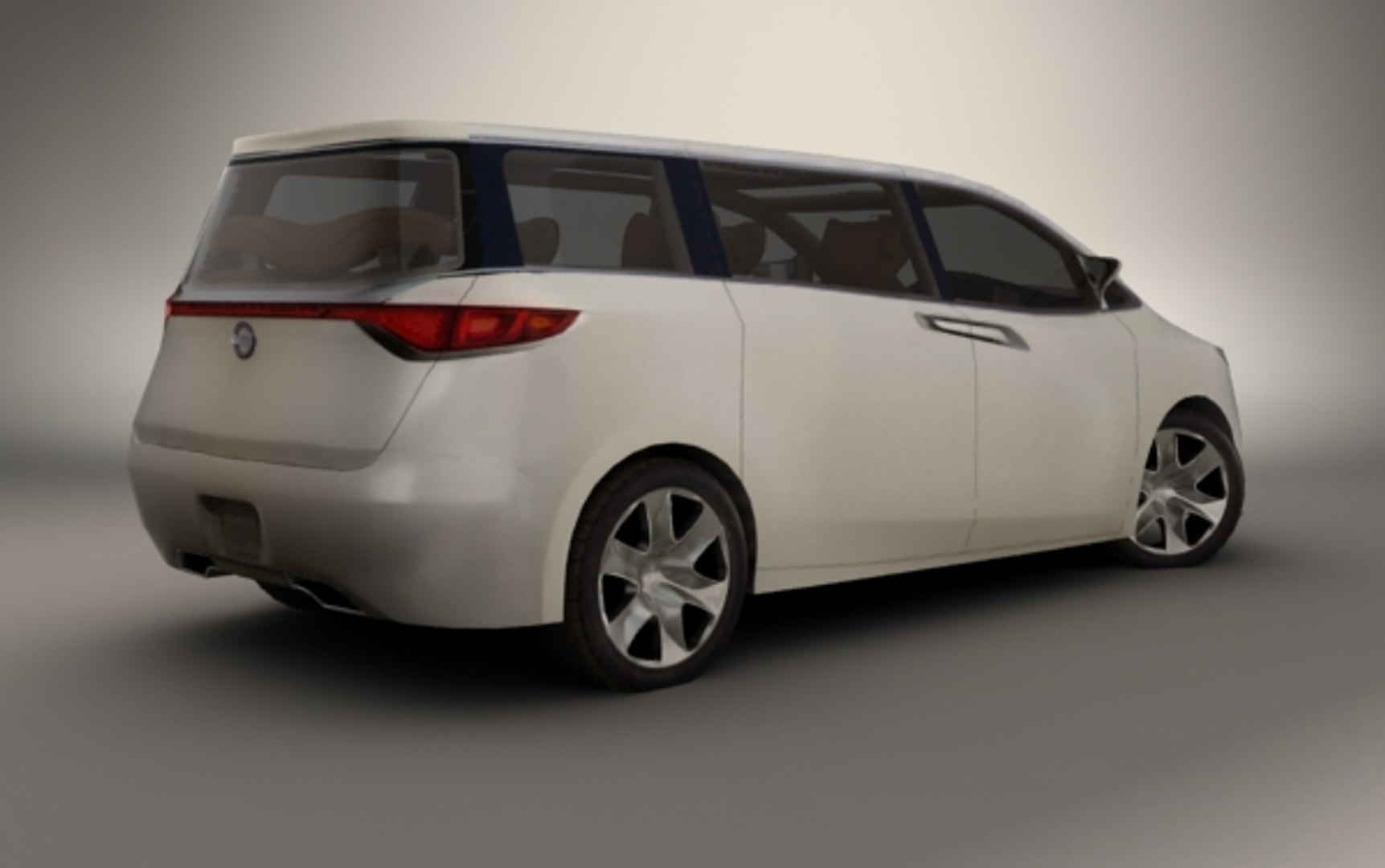 3d model 2009 nissan forum concept