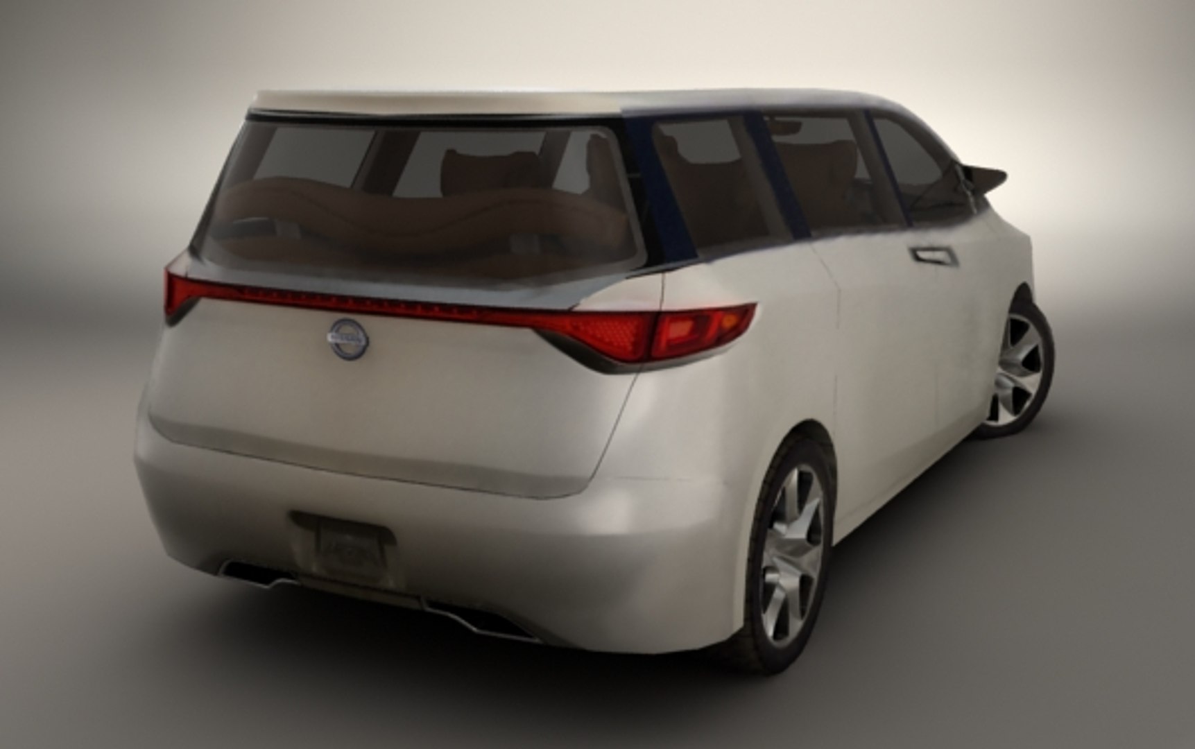 3d model 2009 nissan forum concept