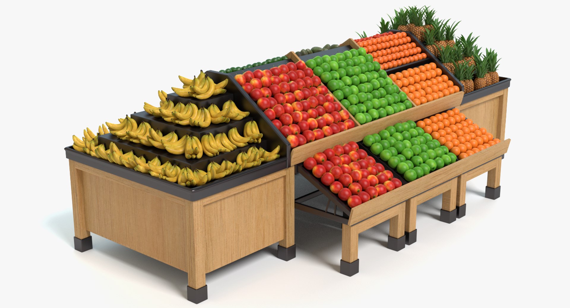 3d Model Produce Display